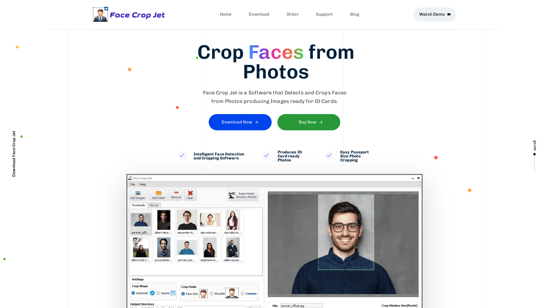Detect and Crop Faces from Photos for ID Cards | MagicBox.tools