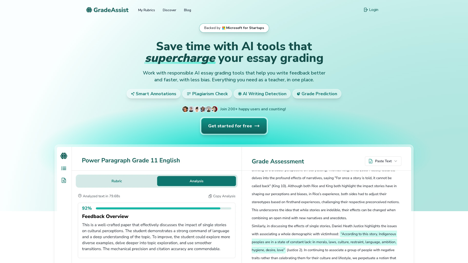 GradeAssist | MagicBox.tools