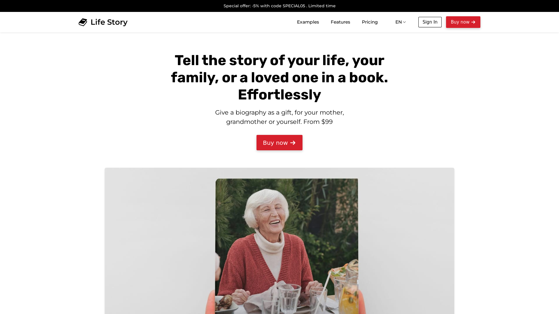 A life story in a beautiful book , powered by an AI biographer | MagicBox.tools