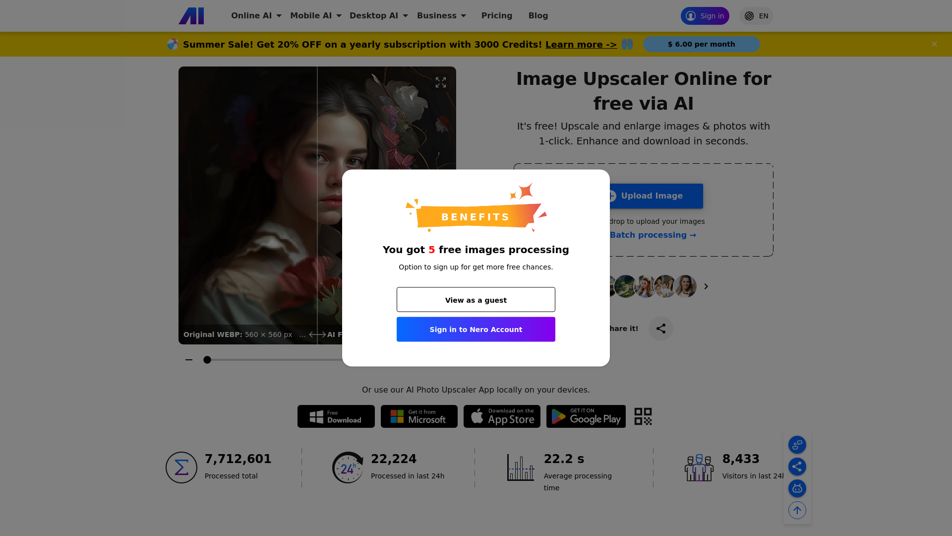 AI Image Upscaler | MagicBox.tools