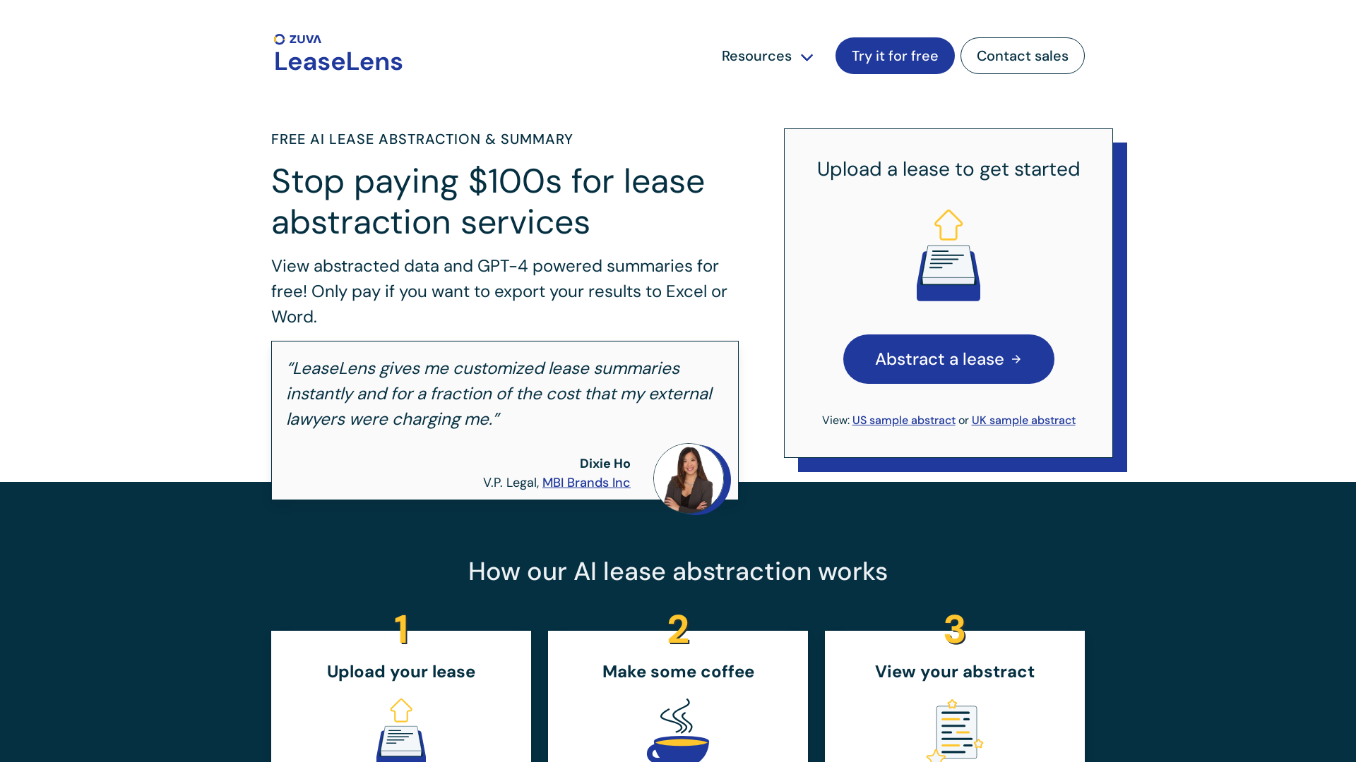 Free AI Lease Abstraction & Summary | MagicBox.tools