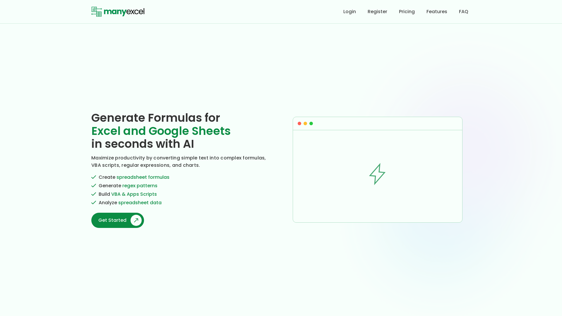 Generate Formulas for Excel and Google Sheets with AI | MagicBox.tools