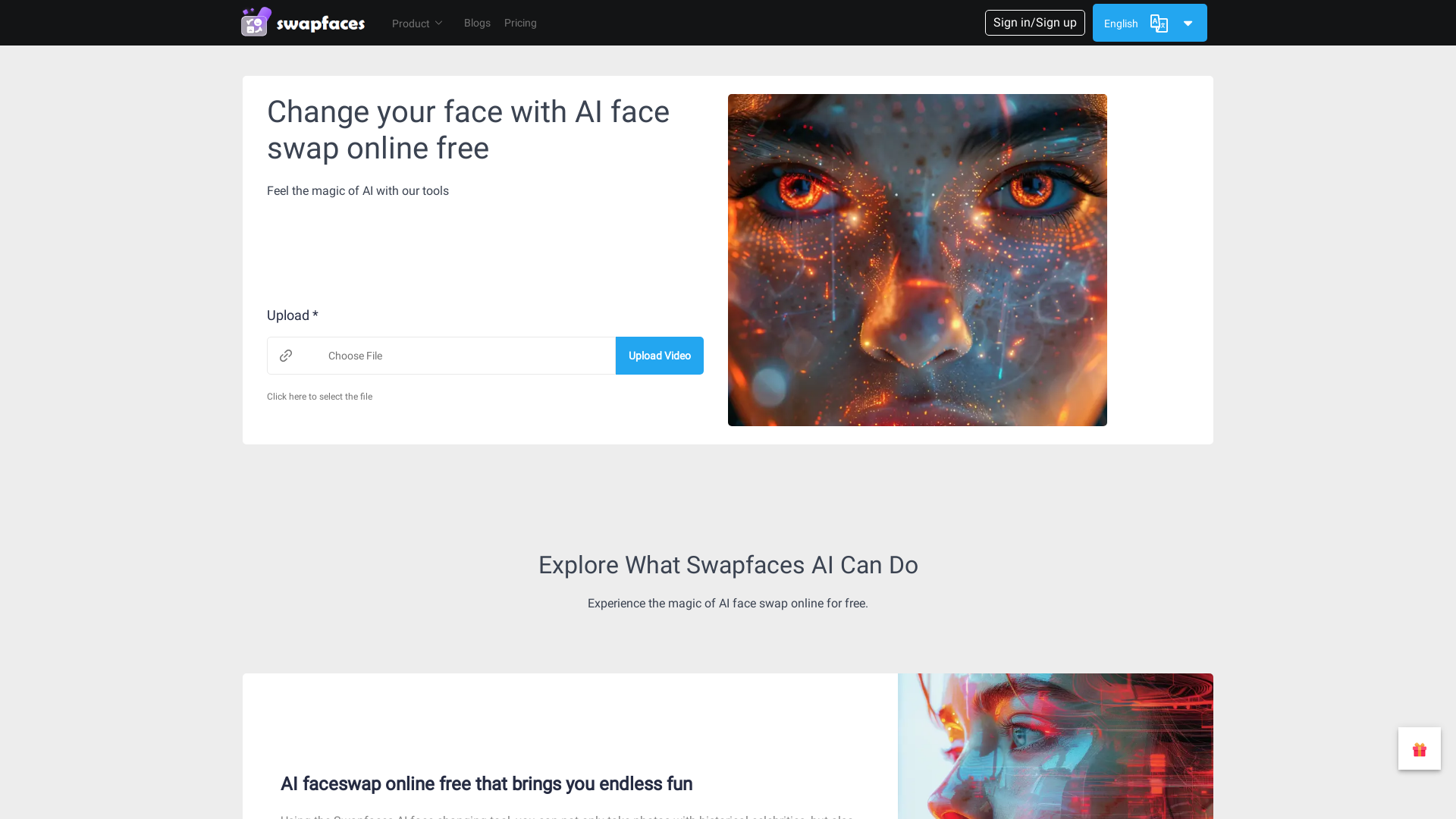 AI face swap online free | MagicBox.tools