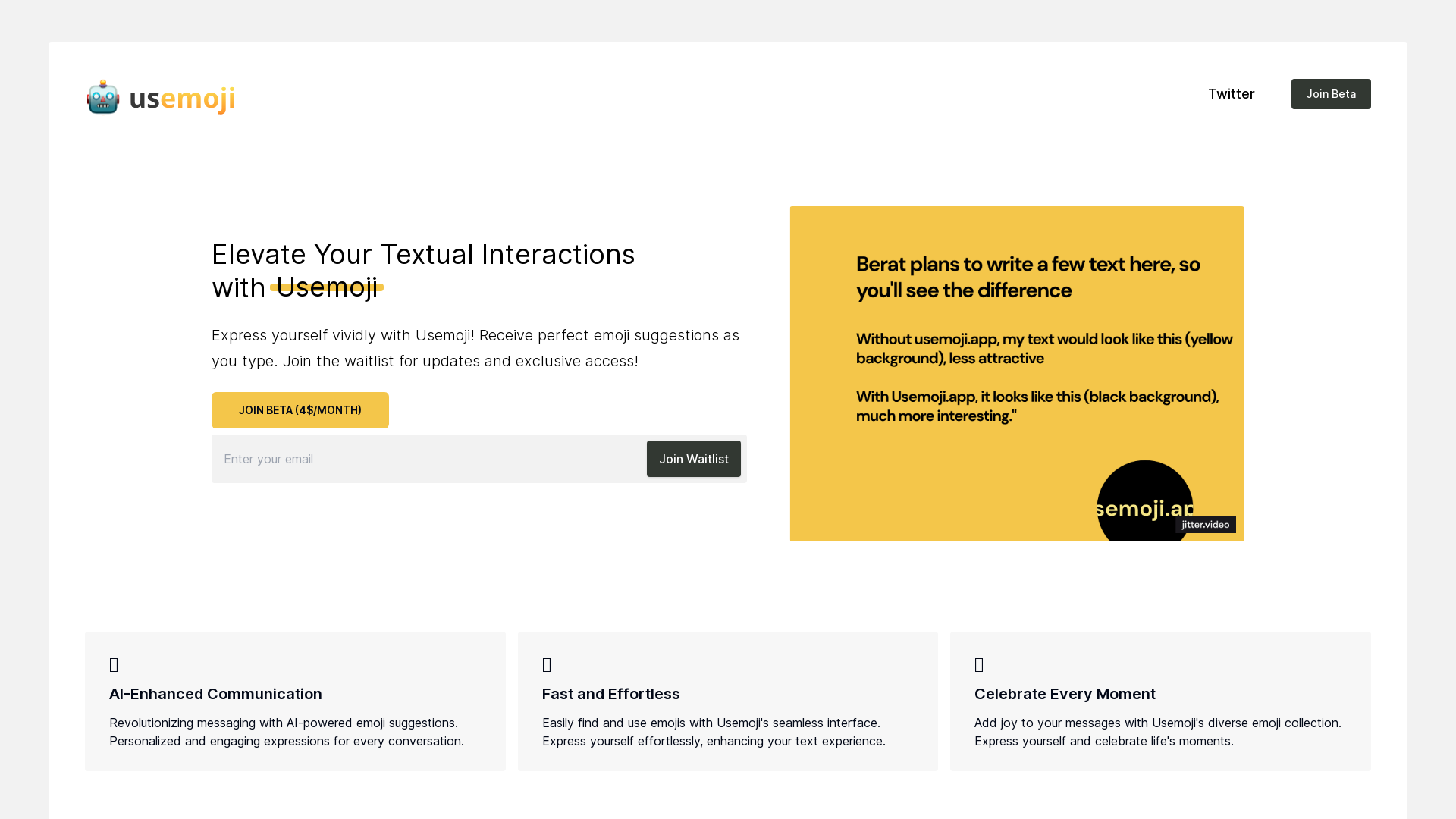 Usemoji.app | MagicBox.tools