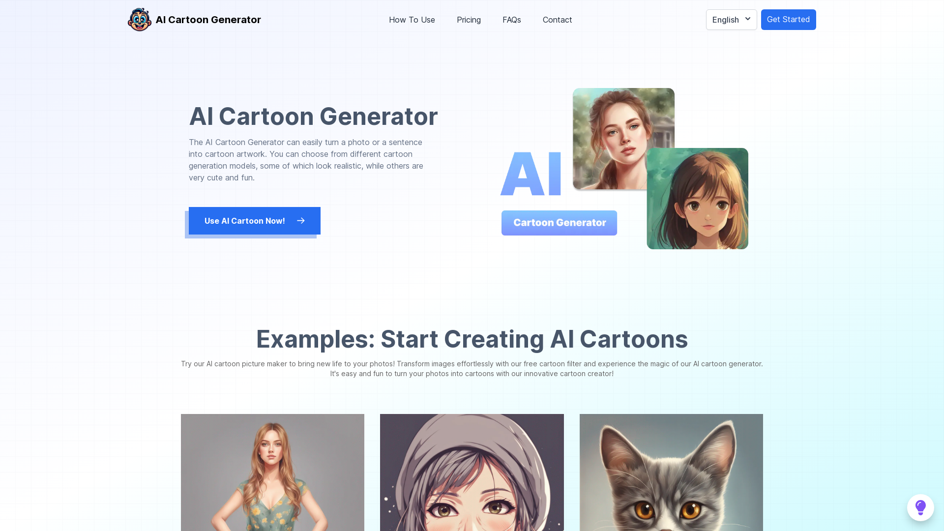 AI Cartoon Generator | MagicBox.tools