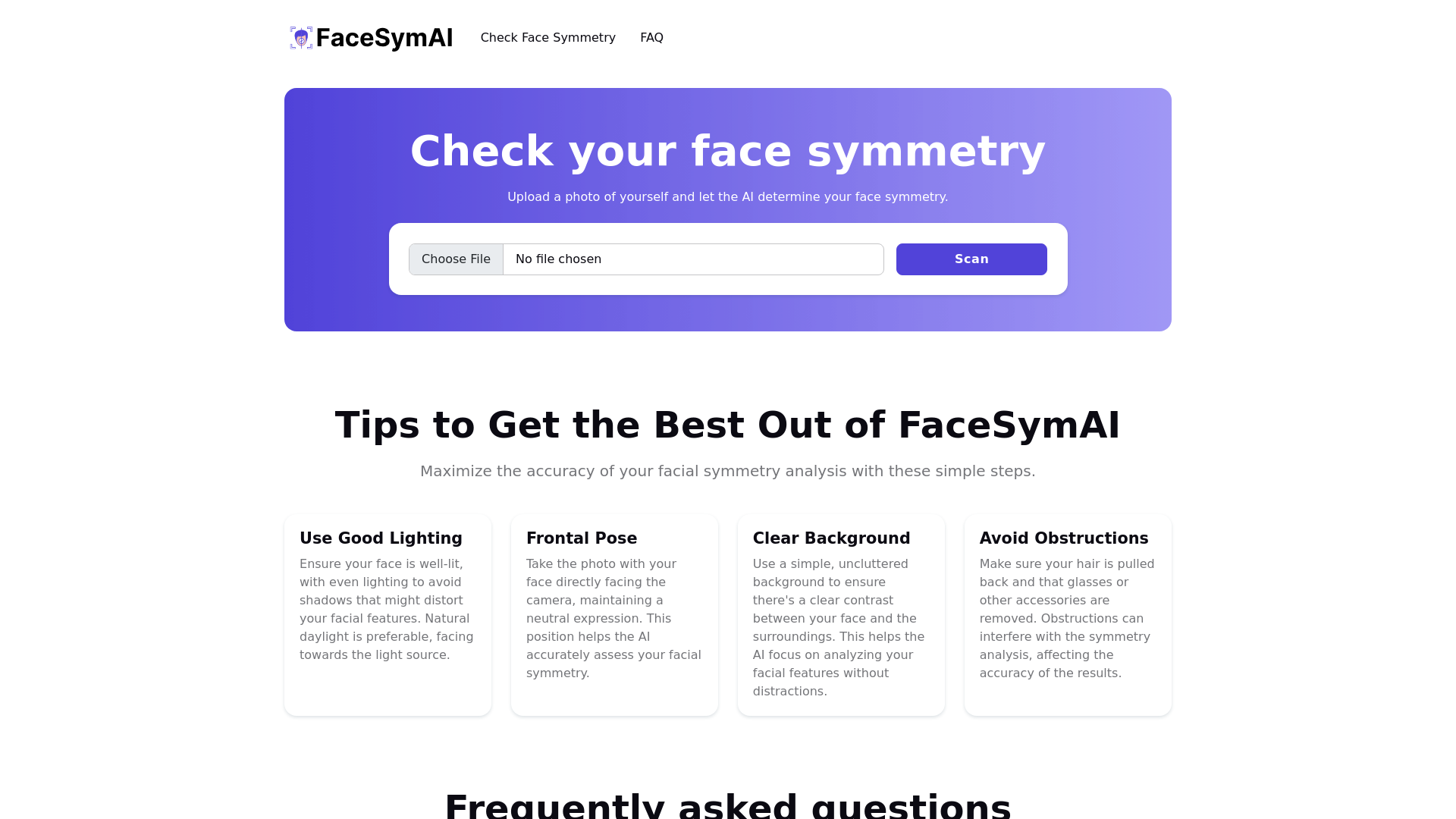 Determine Your Face Symmetry with AI | MagicBox.tools