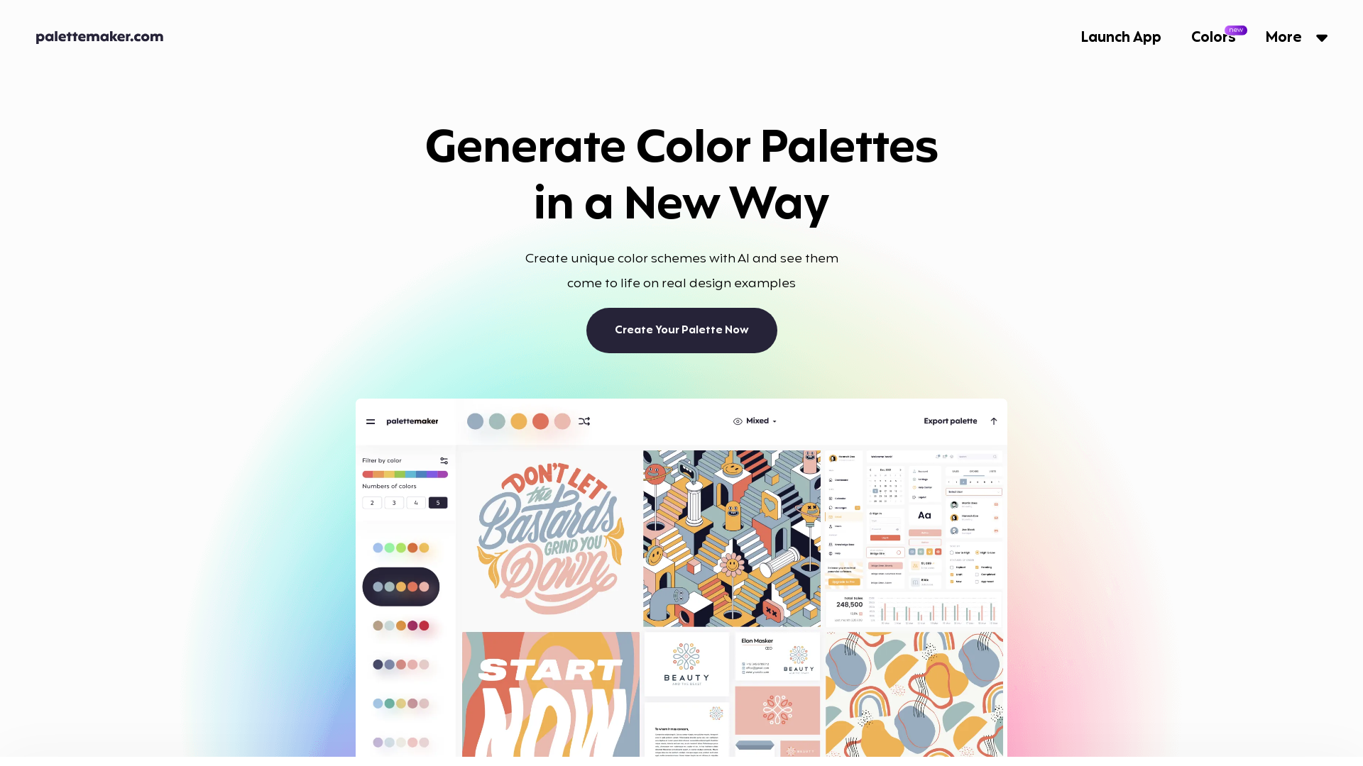 AI Color Palette Generator | MagicBox.tools