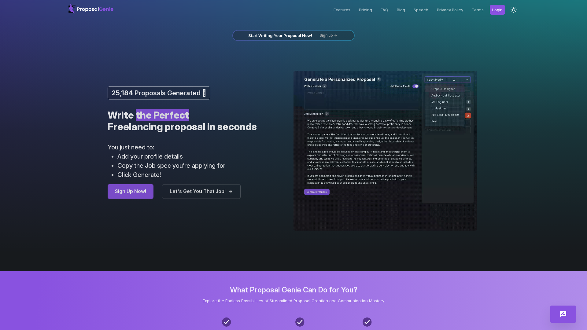 Proposal Genie | MagicBox.tools