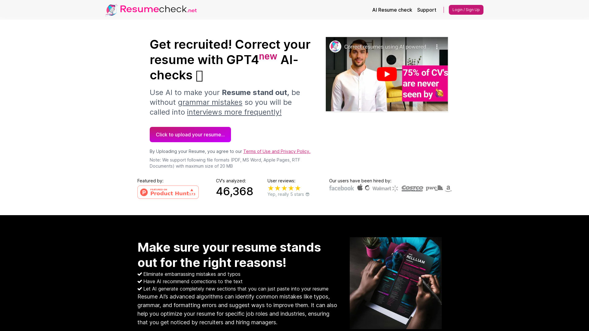 #1 Resume improvement platform | MagicBox.tools