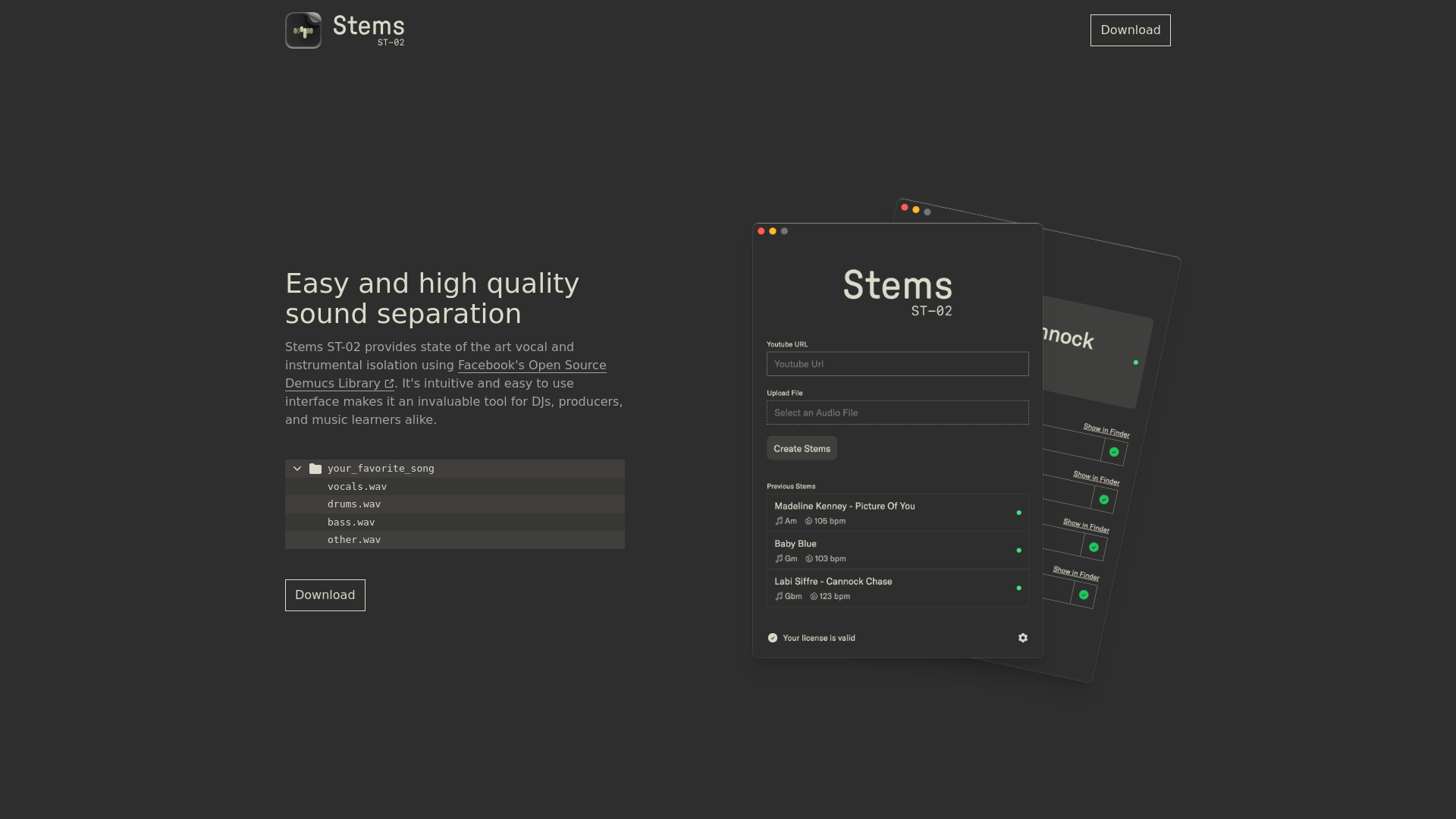 Stems | MagicBox.tools