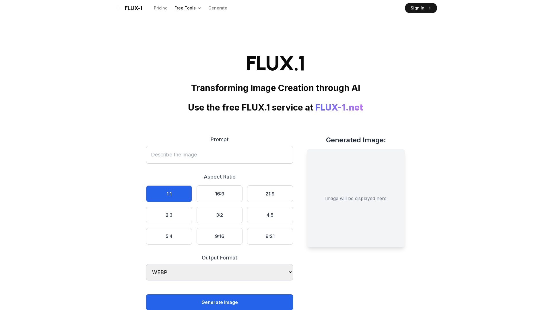 Free Flux.1 | MagicBox.tools