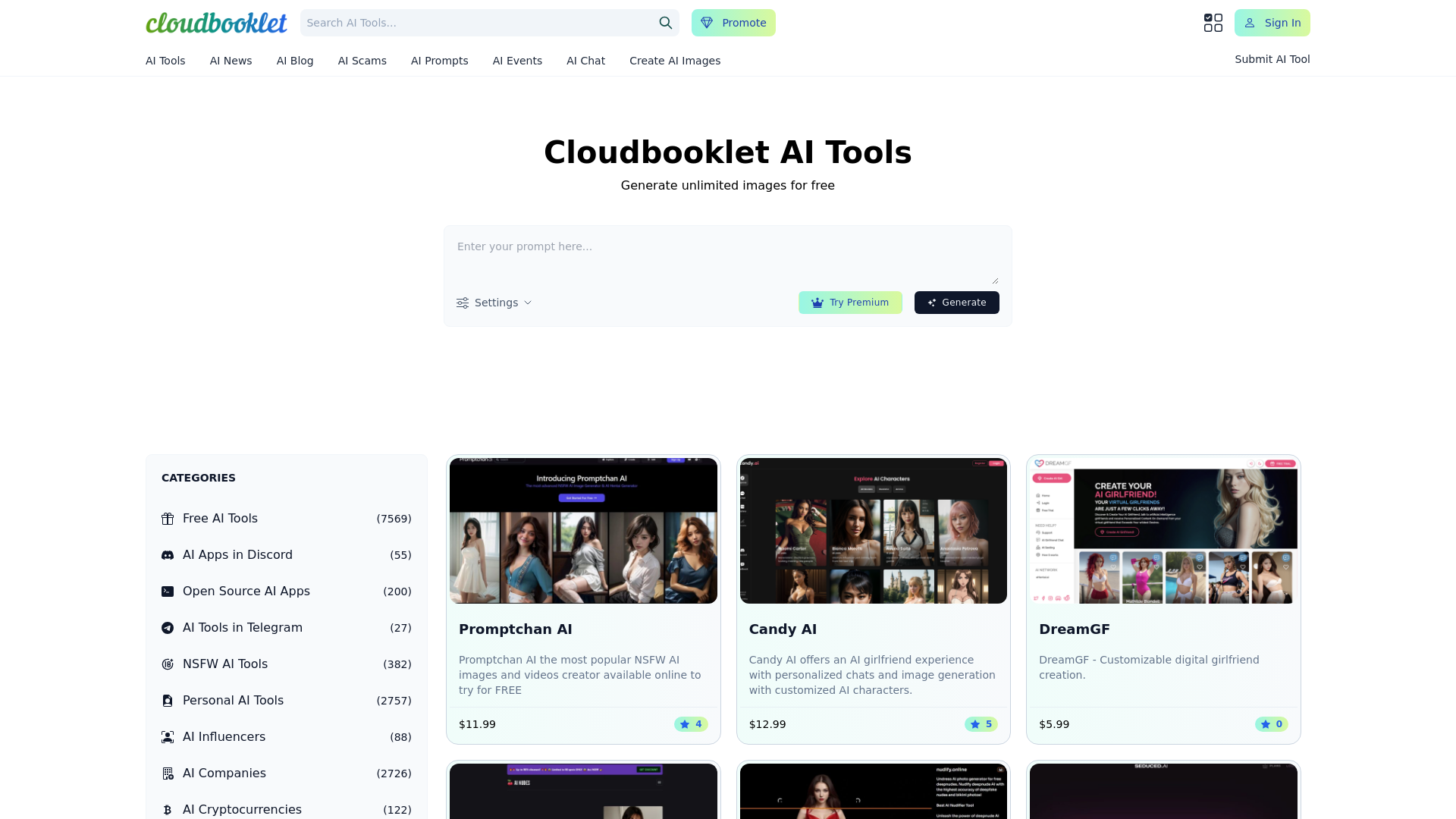 Cloudbooklet AI Tools, AI News & More | MagicBox.tools