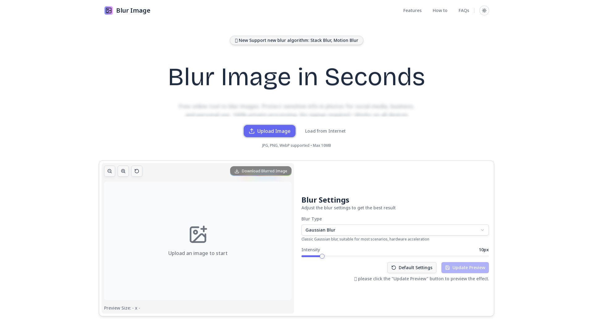 Blur Image Online | MagicBox.tools