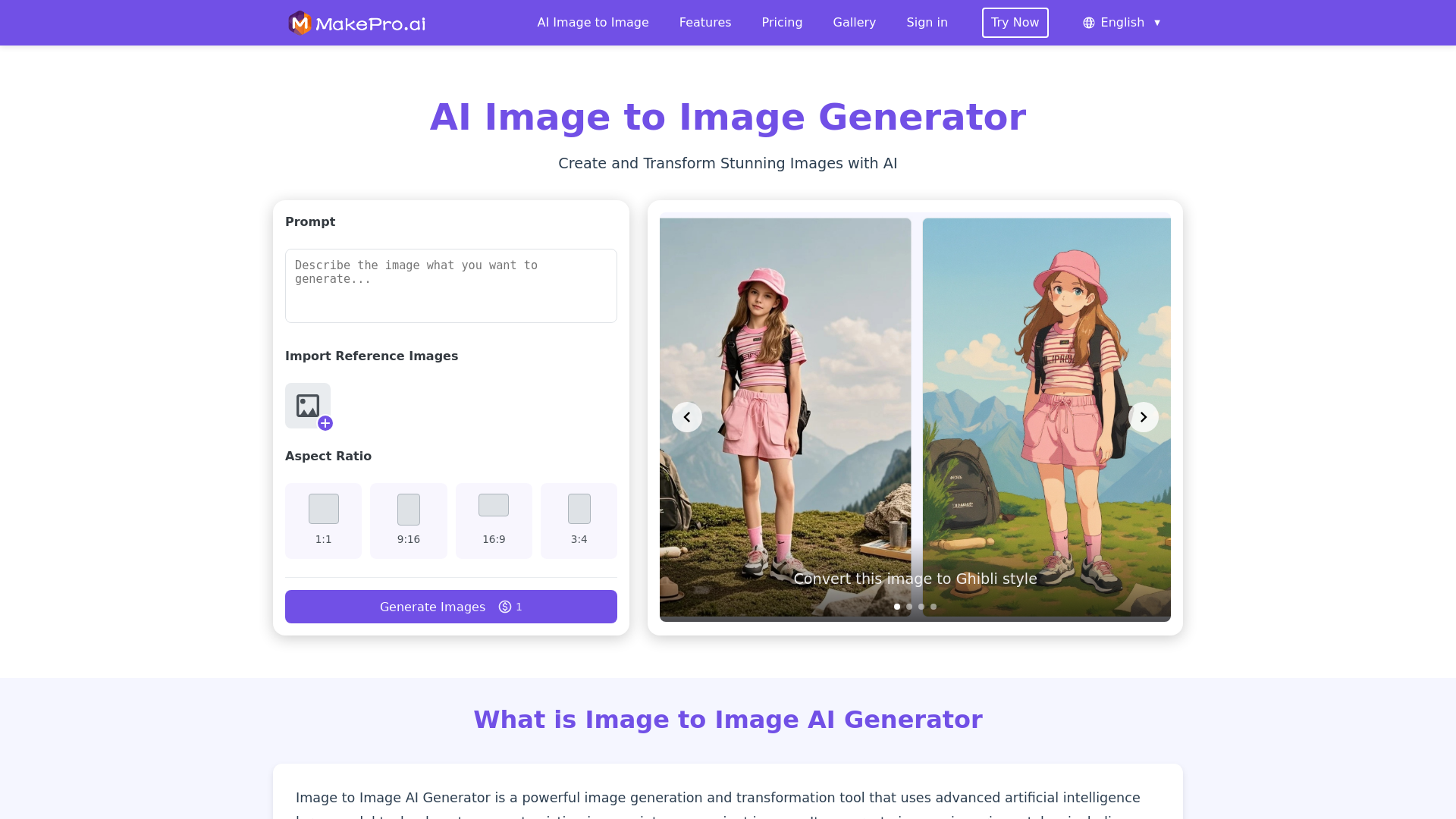 AI Image to Image | MagicBox.tools