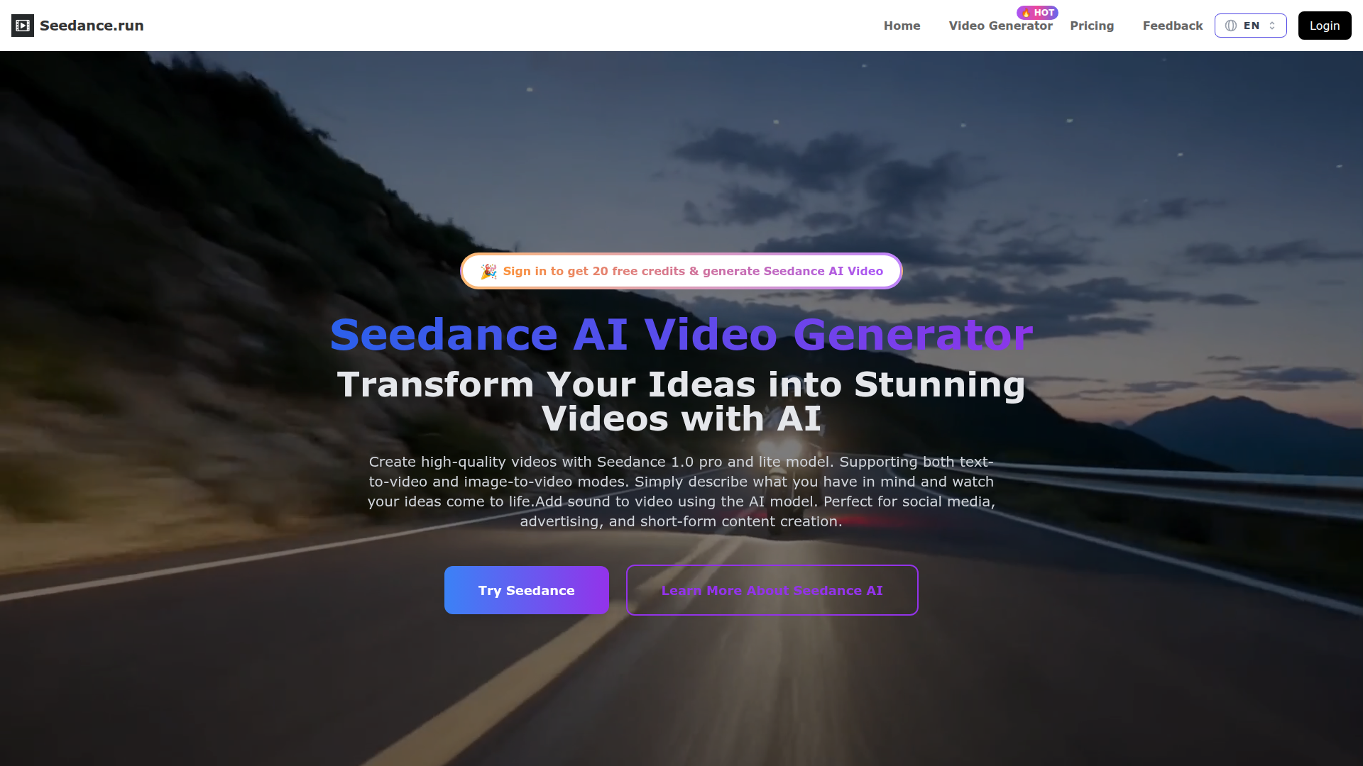 Seedance AI Video Generator Online | MagicBox.tools